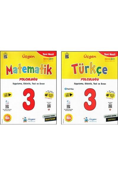 Üçgen 3. Sınıf Yeni Nesil Matematik+Türkçe Yolculuğu 2 Kitap Üçgen 3. Sınıf Yeni Nesil Matematik+Türkçe Yolculuğu 2 Kitap