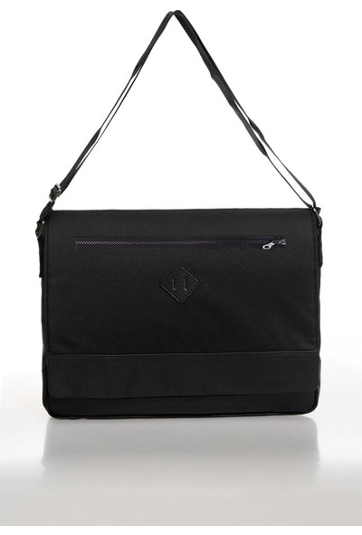 Bagorama Unisex 15 Inch Laptop, Çapraz ve Omuz Postacı Çantası - Siyah Bagorama Unisex 15 Inch Laptop, Çapraz ve Omuz Postacı Çantası - Siyah