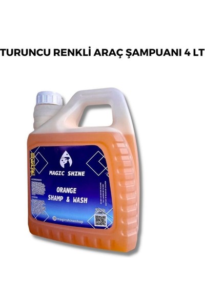 Magicshine Renkli Araç Şampuanı Turuncu 4 Lt Magicshine Renkli Araç Şampuanı Turuncu 4 Lt
