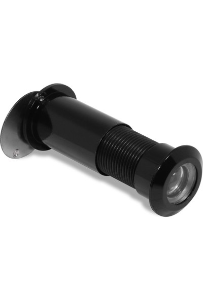 Kapaklı Kapı Dürbünü Çelik Kapı Mat Siyah 60-90 mm