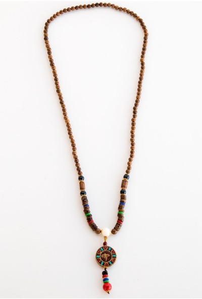 Lila Rosa Doğal Taşlı Etnik Otantik Uzun Kolye Lila Rosa Doğal Taşlı Etnik Otantik Uzun Kolye