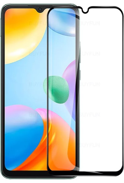 Wowlett Xiaomi Poco C40 Uyumlu Ekranı Tam Kaplayan Darbelere Karşı Dayanıklı 5d Cam Ekran Koruyucu
