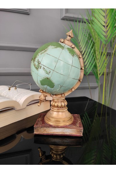 SZN Dekor Yeşil Dünya Küre