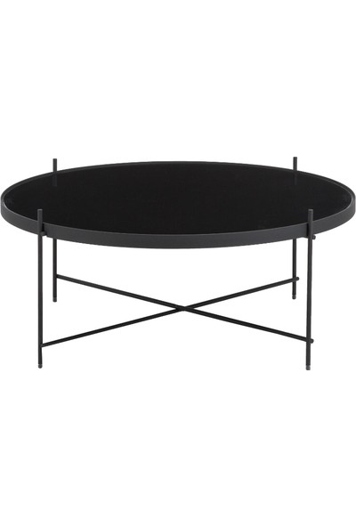 Stone Aynalı Yuvarlak Orta Sehpa