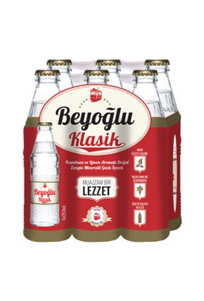 Beyoğlu Klasik Karışık Meyve Aromalı Gazlı Içecek 6 x 250 ml Beyoğlu Klasik Karışık Meyve Aromalı Gazlı Içecek 6 x 250 ml