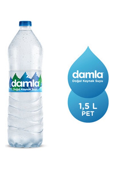 Damla Kaynak Suyu 1,5 Lt