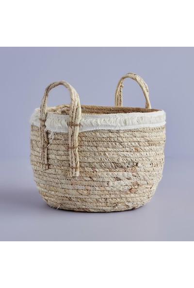 Bella Maison Erin Sepet Naturel (23X23X20 Cm)