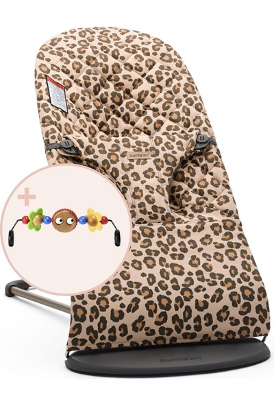 Babybjörn Bliss Ana Kucağı Cotton oyuncaklı / Beige Leopard
