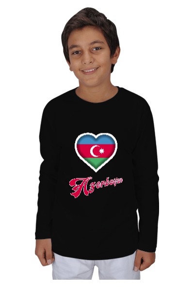Tisho Azerbaycan, Türkiye Bayrağı. Çocuk Uzunkollu