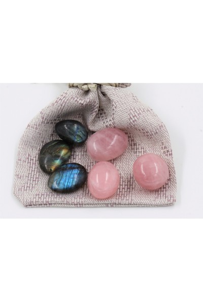 My Takı Ağacı Pembe Kuvars - Labradorit Taşı Doğal Taş Kütle (Tamburlanmış) My Takı Ağacı Pembe Kuvars - Labradorit Taşı Doğal Taş Kütle (Tamburlanmış)