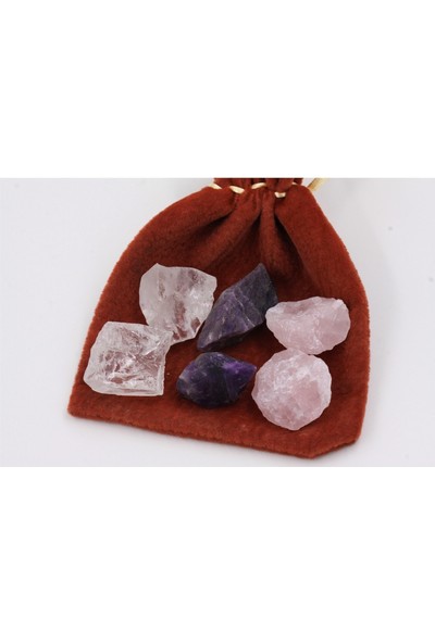 My Takı Ağacım FH Ametist - Kristal Kuvars - Pembe Kuvars Doğal Taş Ham Kütle 10 / 20 gr (3'lü Set) My Takı Ağacım FH Ametist - Kristal Kuvars - Pembe Kuvars Doğal Taş Ham Kütle 10 / 20 gr (3'lü Set)