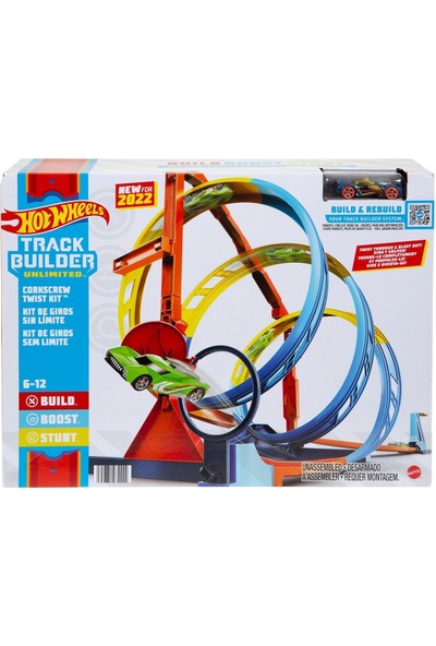 Hot Wheels HDX79 Hw Track Builder Spiral Dönüşlü Pist Seti, Hot Wheels Track Builder Hot Wheels HDX79 Hw Track Builder Spiral Dönüşlü Pist Seti, Hot Wheels Track Builder