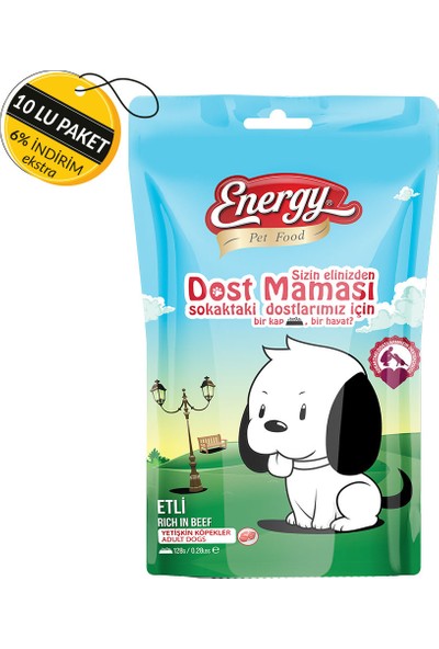 Dostluk Maması - KÖPEK	125 G Kuru Mama Özel Koli 10 Adet Dostluk Maması - KÖPEK	125 G Kuru Mama Özel Koli 10 Adet