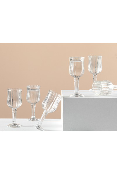 Ricco Cam 6'lı Su Bardağı 45 ml Şeffaf Ricco Cam 6'lı Su Bardağı 45 ml Şeffaf