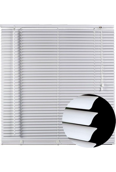 Colours Pvc Jaluzi Beyaz 25 mm 160 x 180 cm