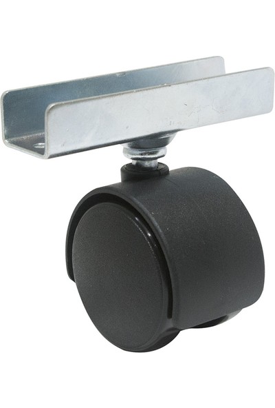 Burak 0406 Mps U Tablalı Plastik Tekerlek Siyah