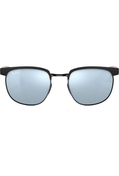 Ray-Ban Ferrarı 3698M F04130 53 Erkek Siyah Köşeli Çerçeve Güneş Gözlüğü