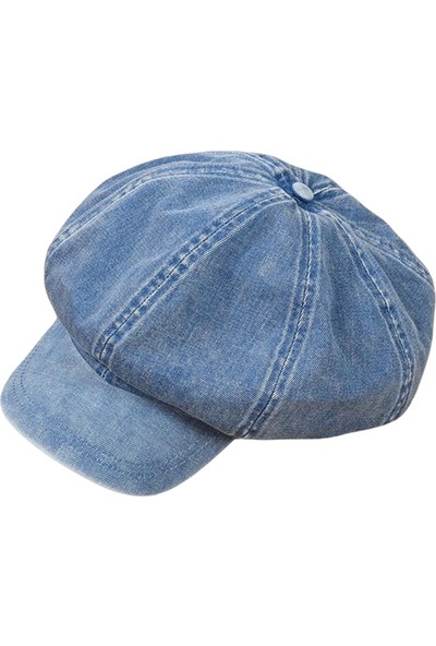 Malory Denim Newsboy Kapaklar Yumuşak 8 Paneller Bere Düz Kapaklar Bayan Bayanlar Sekizgen Şapka Açık Mavi (Yurt Dışından) Malory Denim Newsboy Kapaklar Yumuşak 8 Paneller Bere Düz Kapaklar Bayan Bayanlar Sekizgen Şapka Açık Mavi (Yurt Dışından)