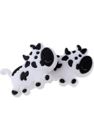 8x2 Parça Tenis Raket Şok Emici Titreşim Sönenleyicileri Beyaz Inek 8 Pcs 8x2 Parça Tenis Raket Şok Emici Titreşim Sönenleyicileri Beyaz Inek 8 Pcs