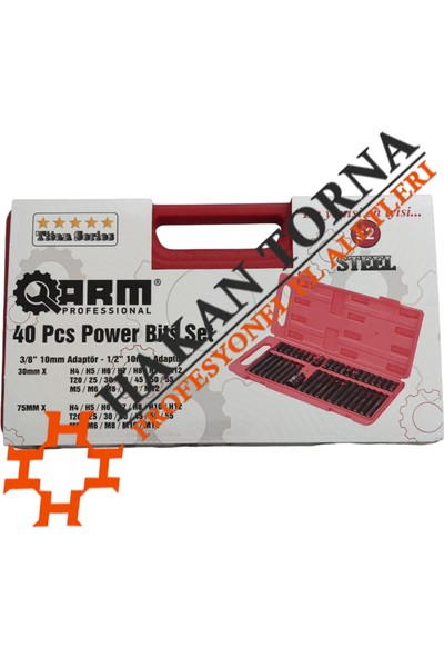 Profesyonel 40 Parça Torx Bits Set Takımı S2 Çelik Profesyonel 40 Parça Torx Bits Set Takımı S2 Çelik