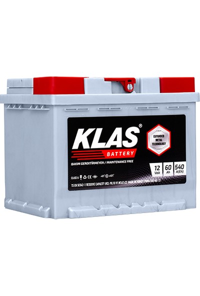 Klas Akü 60 Ah 12 V Klas Akü 60 Ah 12 V