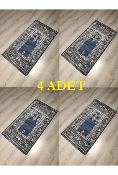 Saray Halı 4 Adet Saray Halı Sihir Namazlık Seccade NM012 Mavi 60X115CM Saray Halı 4 Adet Saray Halı Sihir Namazlık Seccade NM012 Mavi 60X115CM