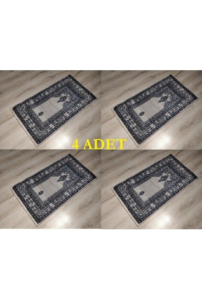 Saray Halı 4 Adet Saray Halı Sihir Namazlık Seccade NM012 Gri 60X115CM Saray Halı 4 Adet Saray Halı Sihir Namazlık Seccade NM012 Gri 60X115CM
