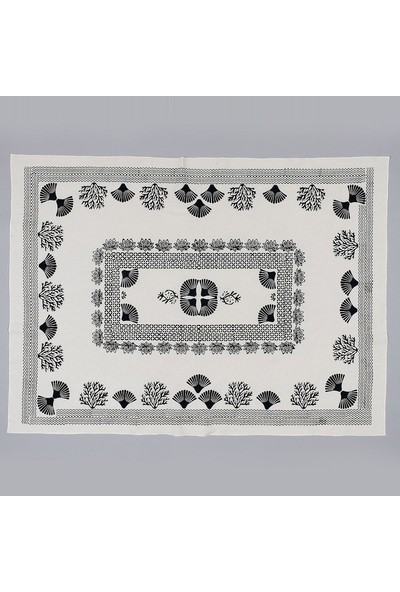 Zehhar Geleneksel Taş Baskı Masa Örtüsü