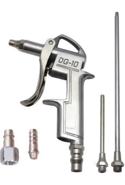 Hava Tabancası Uzun - Kompresör Hava Üfleme Tabancası - 5 Parça Hava Tabanca Seti Hava Tabancası Uzun - Kompresör Hava Üfleme Tabancası - 5 Parça Hava Tabanca Seti