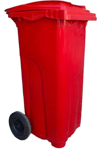 Sembol Plastik Çöp Konteynerı 120 Lt Kırmızı