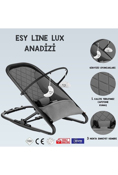 Esy Line Premium Sallanır Lüx Ana Kucağı ve Ana Dizi Esy Line Premium Sallanır Lüx Ana Kucağı ve Ana Dizi