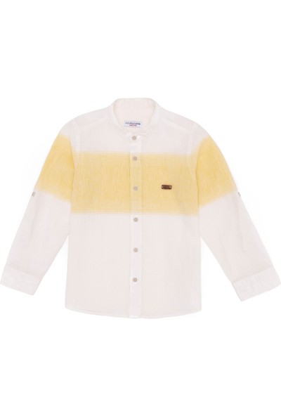 U.S. Polo Assn. Erkek Çocuk Safran Gömlek 50247892-VR043 U.S. Polo Assn. Erkek Çocuk Safran Gömlek 50247892-VR043