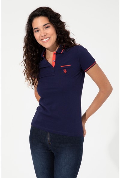 U.S. Polo Assn. Kadın Lacivert T-Shirt 50248984-VR033