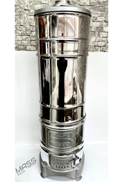 Mass Banyo Kazanı + Banyo Sobası (Paslanmaz Çelik) (50 Litre) Mass Banyo Kazanı + Banyo Sobası (Paslanmaz Çelik) (50 Litre)