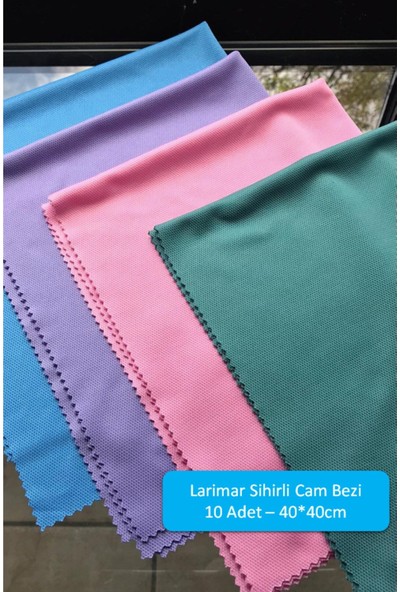 10 Adet Mikrofiber Sihirli Cam ve Ayna Temizlik Bezi 40X40 Renkli 10 Adet Mikrofiber Sihirli Cam ve Ayna Temizlik Bezi 40X40 Renkli