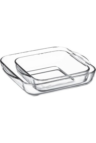 Bro Art Borcam Kare Fırın Tepsisi 2'li Set