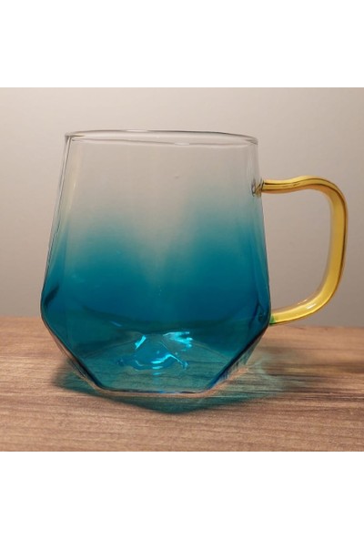 Nevce Concept Piramit Model Renkli Cam Kupa Nevce Concept Piramit Model Renkli Cam Kupa