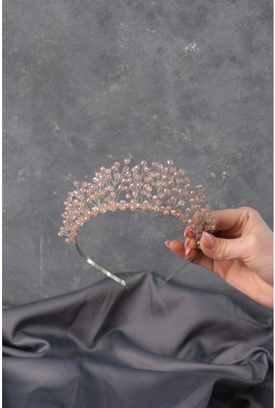 Limelia Kristal Boncuklu Aren Gelin Kına Tacı Limelia Kristal Boncuklu Aren Gelin Kına Tacı