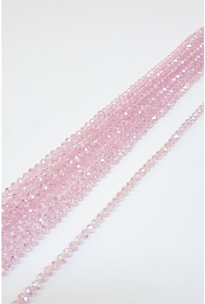 Limelia Açık Pudra Kristal Boncuk 6 mm Limelia Açık Pudra Kristal Boncuk 6 mm