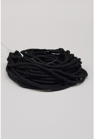 Limelia Siyah Fimo Hamur Boncuk 4mm Limelia Siyah Fimo Hamur Boncuk 4mm