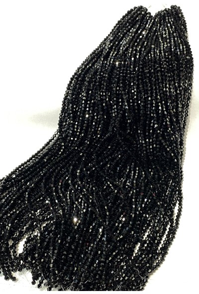 Limelia Siyah Pramit Dizi Kristal Boncuk 4 mm Limelia Siyah Pramit Dizi Kristal Boncuk 4 mm
