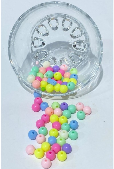 Limelia Yuvarlak Plastik Boncuk 20 gr Limelia Yuvarlak Plastik Boncuk 20 gr