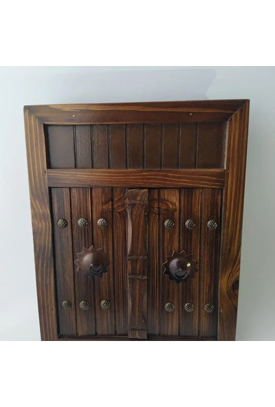 Ahşap Kapılı Anahtarlık
