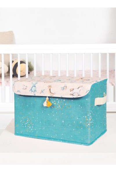Baby Bebek Kapaklı Kutu Maxi 35*23*23 Mavi Baby Bebek Kapaklı Kutu Maxi 35*23*23 Mavi