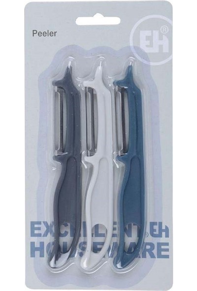 Renkli Soyma Bıçağı Takımı 3lü