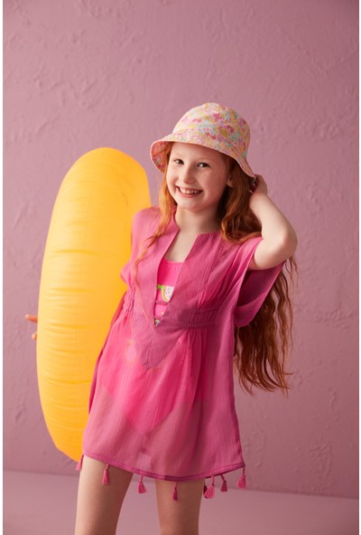 Penti Fuşya Kız Çocuk Basic Kaftan Penti Fuşya Kız Çocuk Basic Kaftan