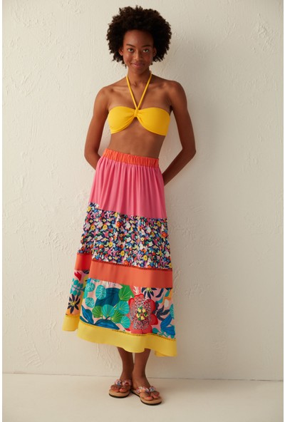 Penti Çok Renkli Pearl Etek