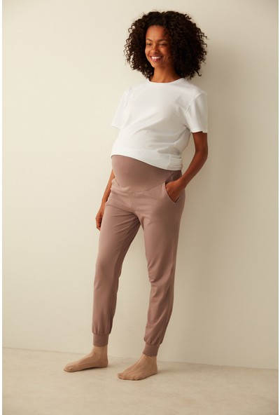 Penti Gri Penti Mama Hamile Cinnamon Pijama Altı Penti Gri Penti Mama Hamile Cinnamon Pijama Altı