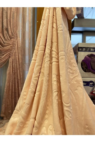 Dormina Kadife Kendinden Desenli Battal Boybattaniye