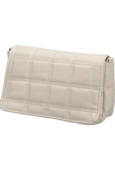 İlmek Krem Renk Kadın Omuz Cantası